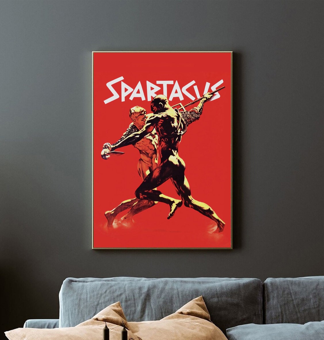 Spartacus 1960 Classic Movie Poster Canvas Matte Silk A1 A2 A3 A4 A5 A6 ...