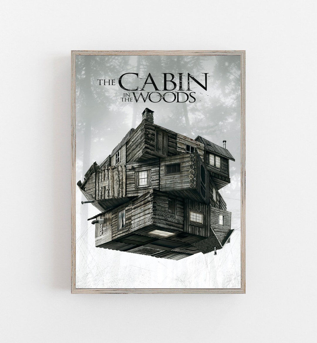 The Cabin in the Woods 2012 Movie Cover Poster Canvas Matte Silk A1 A2 ...