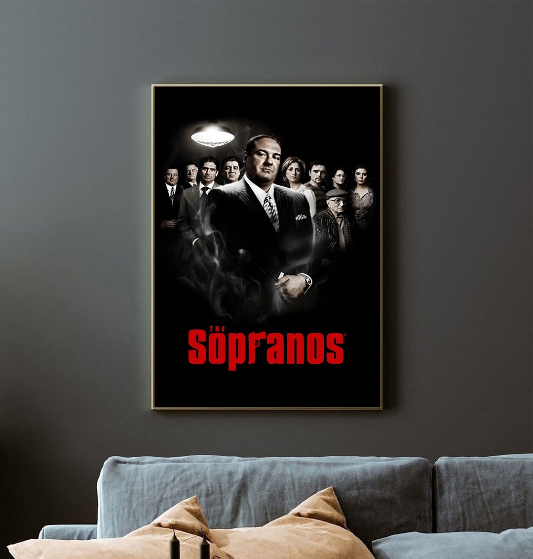 The Sopranos 1999 TV Series Cover Poster Canvas Matte Silk A1 A2 A3 A4 ...