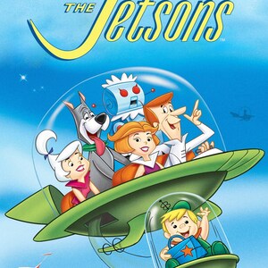 The Jetsons 1962 TV Series Animation Cover Poster Canvas Matte Silk A1 ...