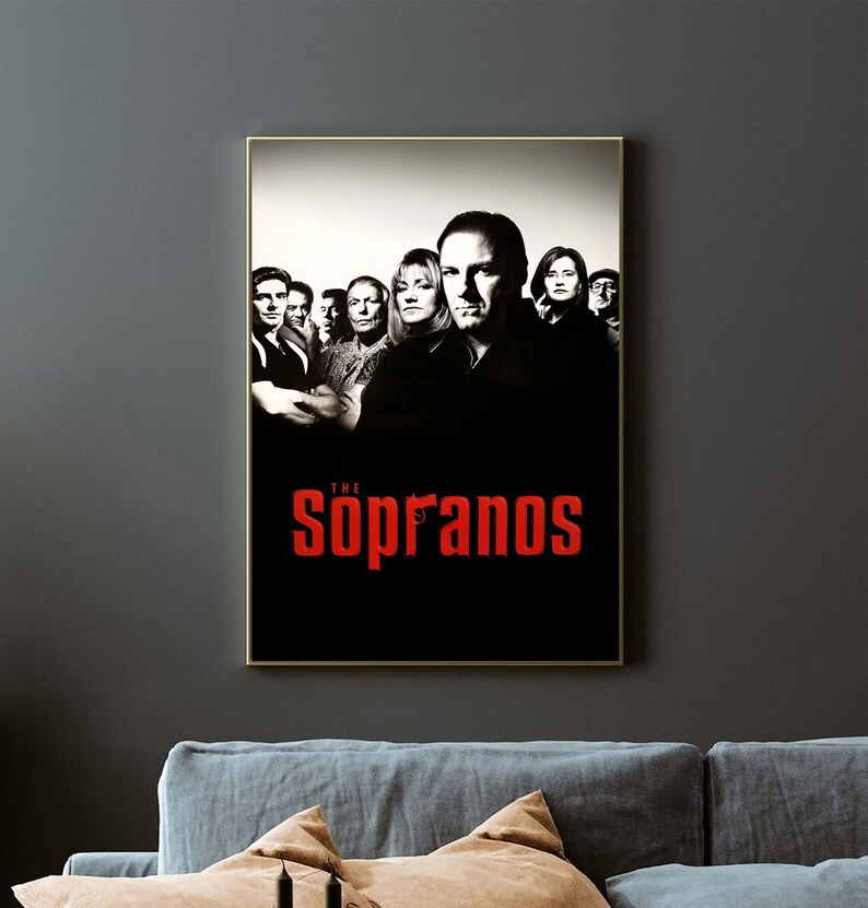 The Sopranos 1999 TV Series Cover Poster Canvas Matte Silk A1 A2 A3 A4 ...