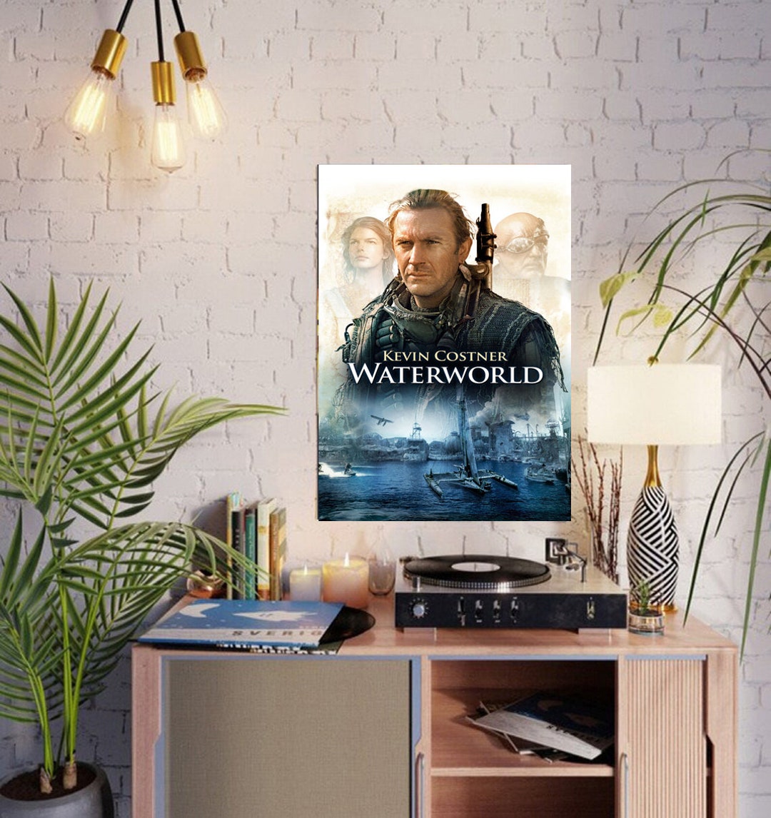 Waterworld 1995 Movie Cover Poster Canvas Matte Silk A1 A2 A3 A4 A5 A6 ...