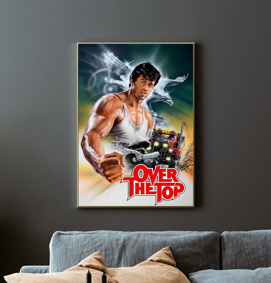 Over the Top 1987 Artwork Cover Movie Poster Canvas Matte Silk A1 A2 A3 ...