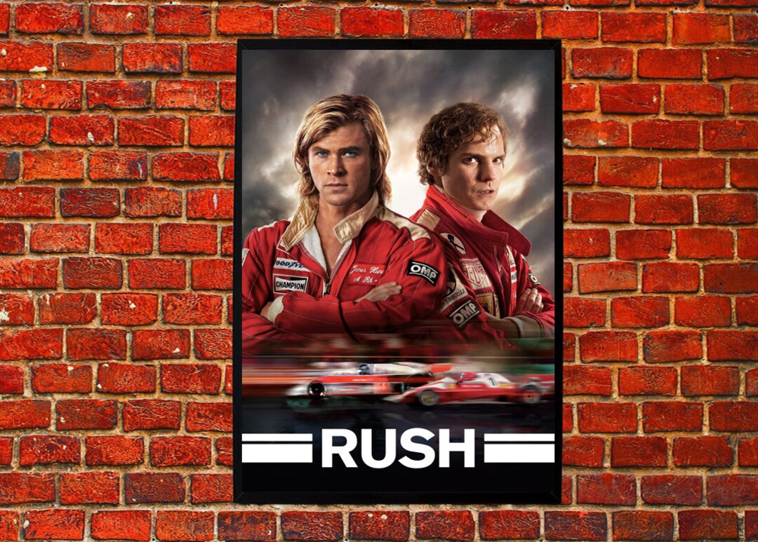 Rush 2013 Movie Cover Poster Canvas Matte Silk A1 A2 A3 A4 A5 A6 11х17 ...