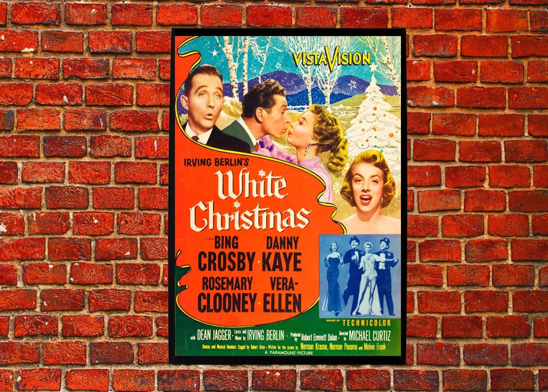 White Christmas 1954 Classic Retro Movie Film Canvas Matte Silk A1 A2 ...