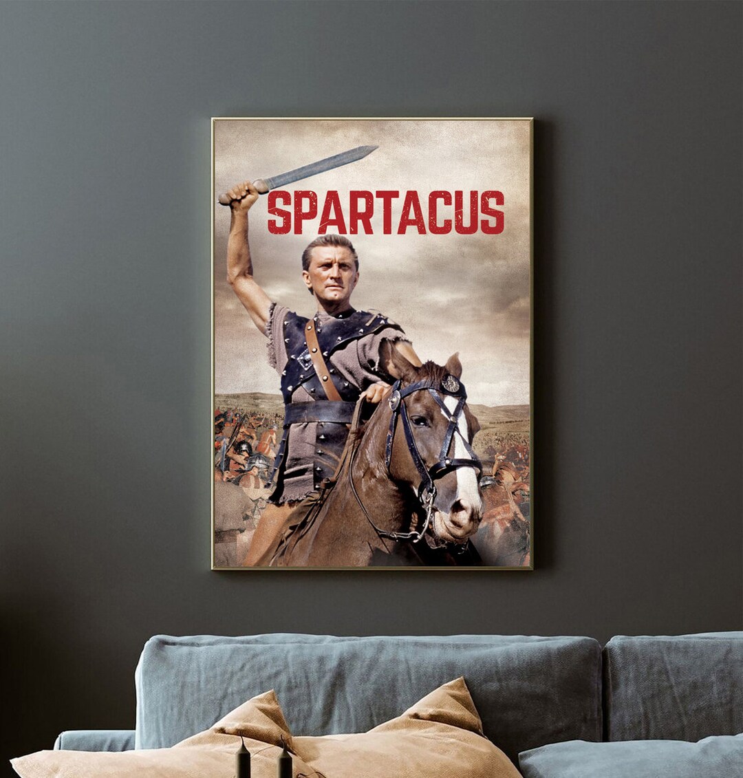 Spartacus 1960 Classic Movie Poster Canvas Matte Silk A1 A2 A3 A4 A5 A6 ...