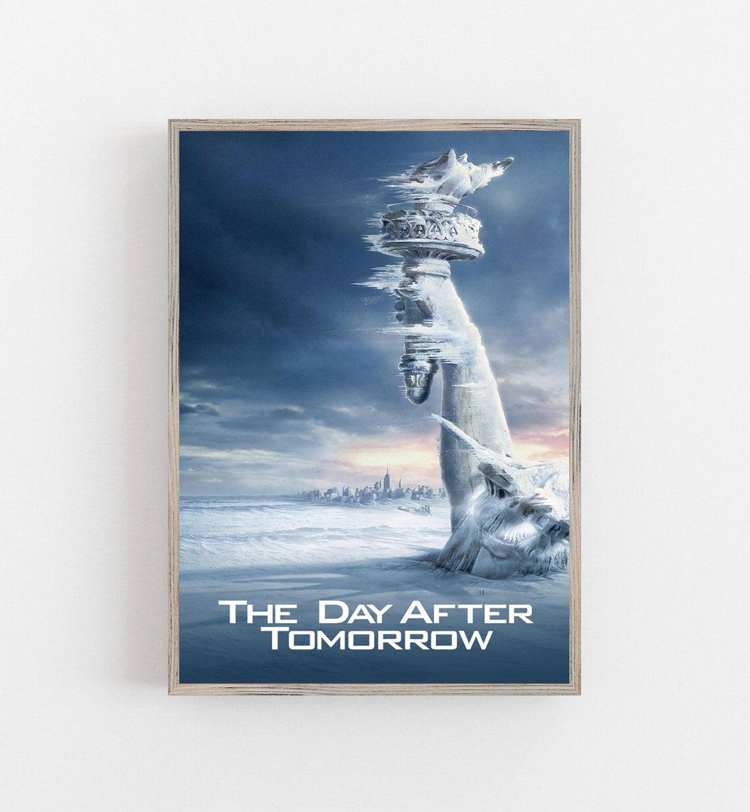 The Day After Tomorrow 2004 Movie Poster Canvas Matte Silk A1 A2 A3 A4 ...