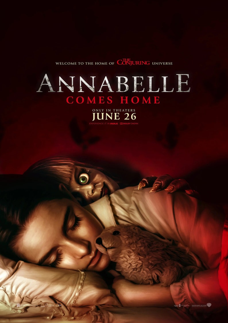 Annabelle Comes Home 2019 Horror Movie Poster Canvas Matte Silk A1 A2 A3 A4 A5 6 11х17 18Х24 ...
