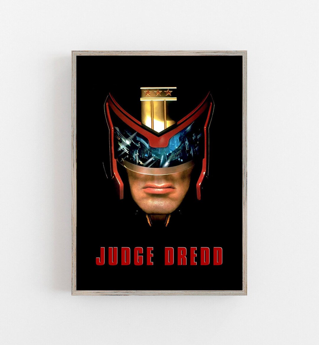 Judge Dredd 1995 Cult Action Movie Canvas Matte Silk A1 A2 A3 A4 A5 A6 11х17 18Х24 24Х36 Inches ...