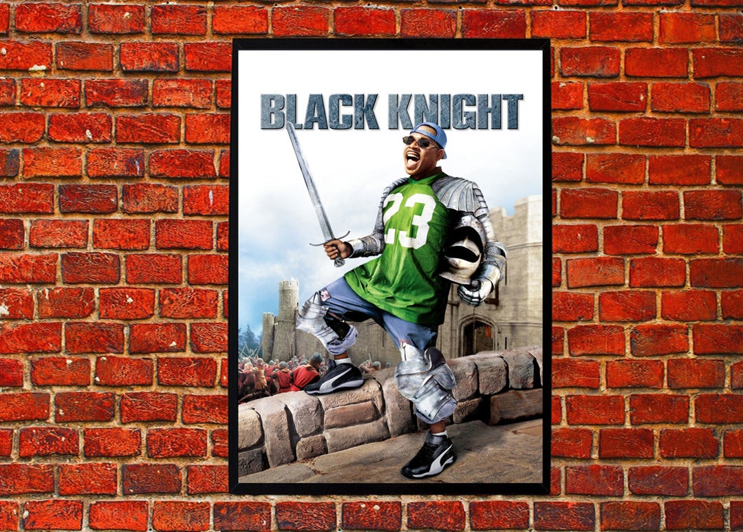 Black Knight 2001 Movie Cover Poster Canvas Matte Silk A1 A2 A3 A4 A5 ...
