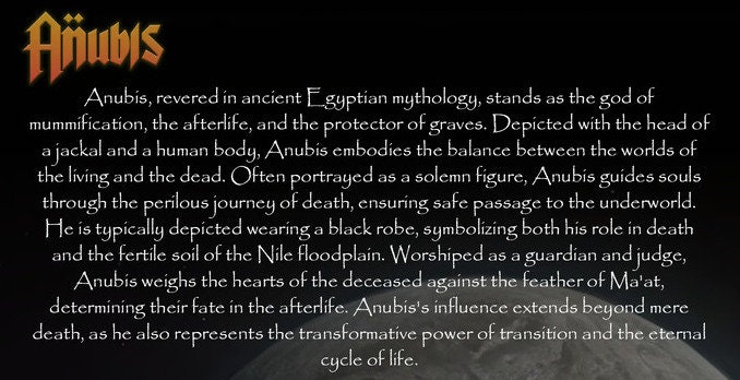 Anubis Egyptian God Statue, Lore of the Nile, Mythology Mythos Mini ...