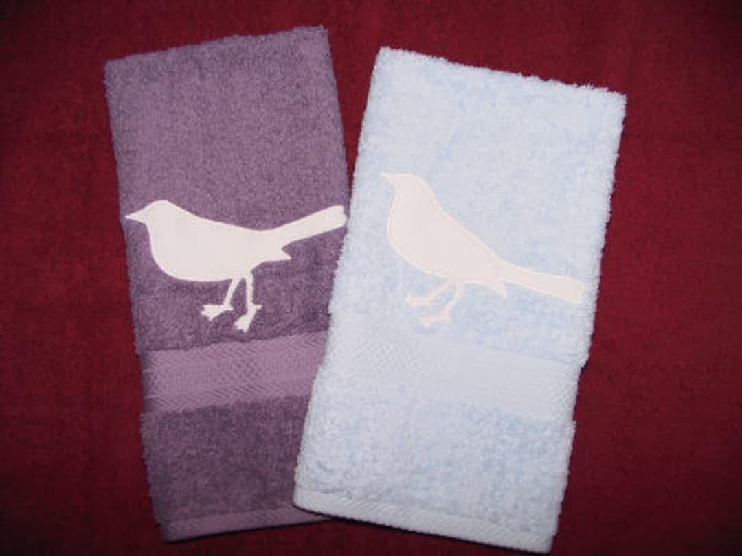 Bird Hand Towel: Put a Bird on It Portlandia Fun Quirky Animal Handmade ...