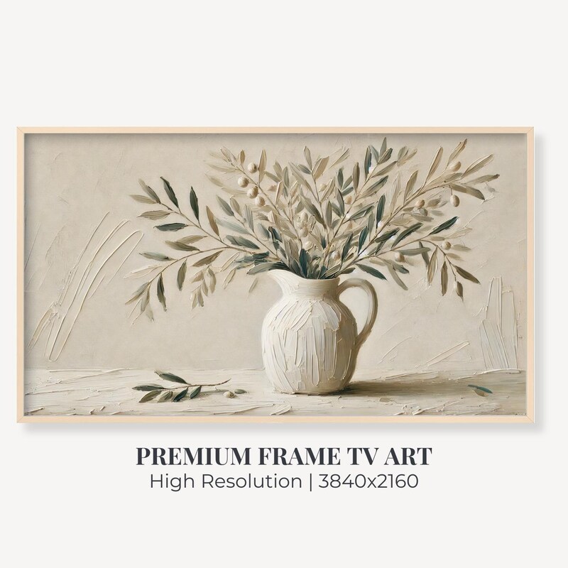 Impasto Frame Tv Art - Etsy