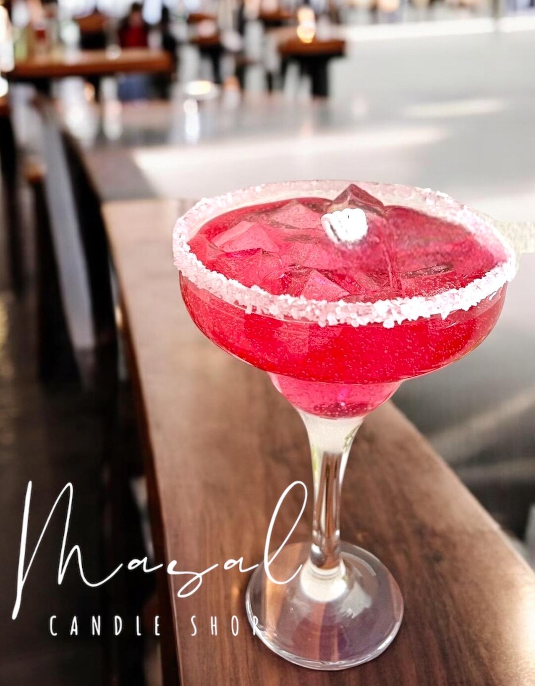 Margarita Candle – Gel Cocktail Candle With Lime and Salt Look – Summer ...