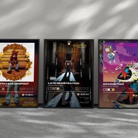 Kanye West Poster | Graduation | Spotify Playlist | Graduation Album ...