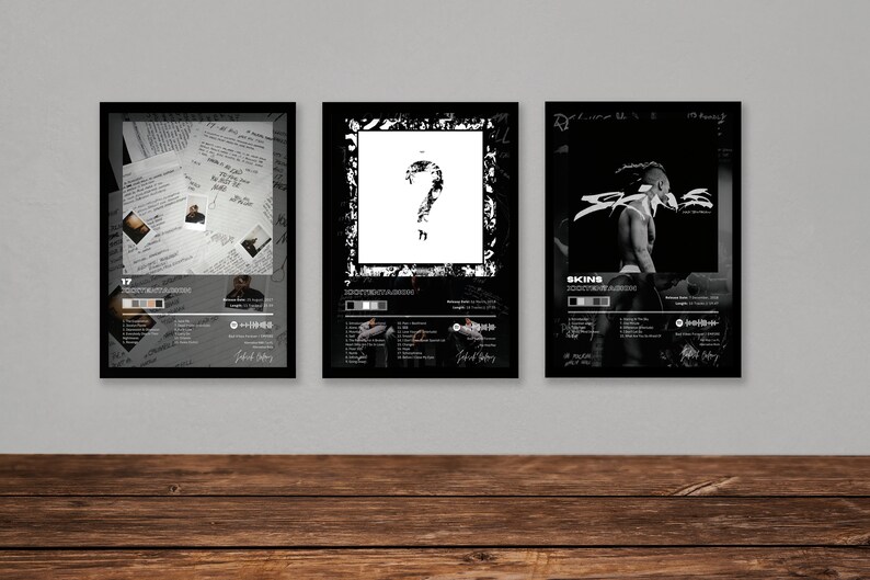 Xxxtentacion Album Posters 3 Pack Set Digital Album Art Poster Download ...
