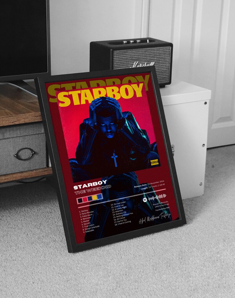 The Weeknd Triple Poster 3 Pack Digital Album Art Poster Download Wall ...