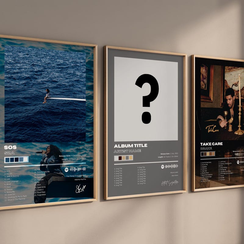 Album Poster - Etsy