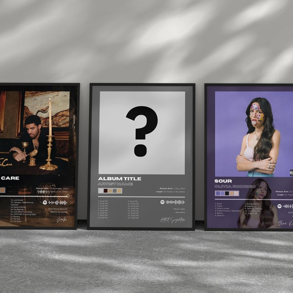 Album Cover Posters - Etsy