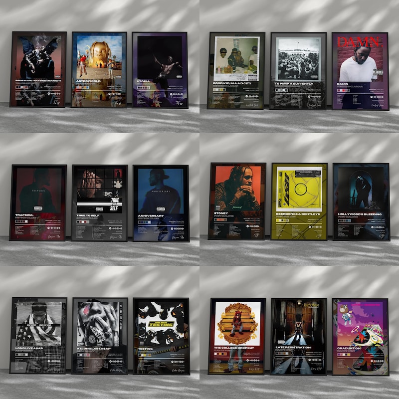 Music Album Posters - Etsy