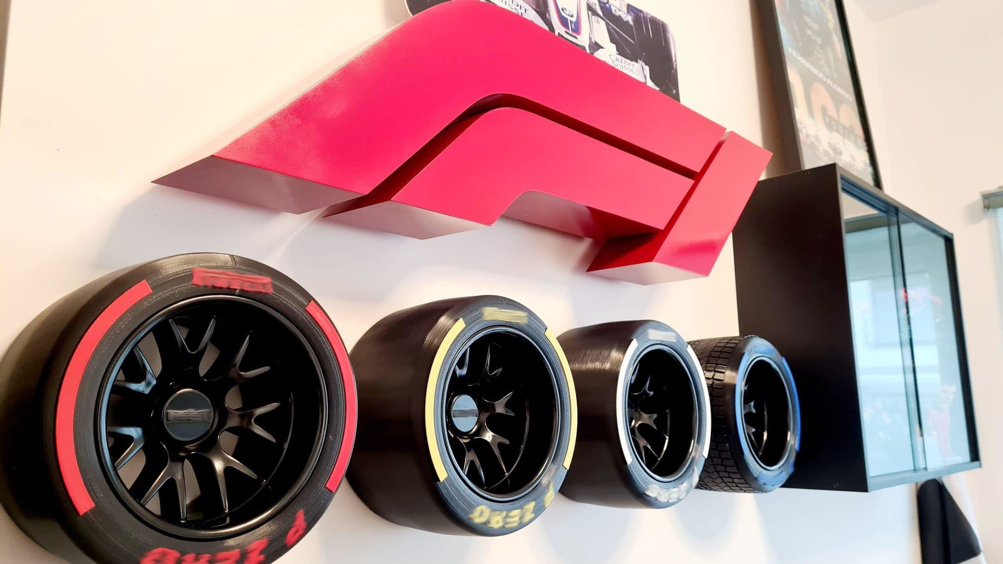 Tire Model F1 24 Cm 9.45 in Formula 1 on the Wall Decoration Gadget - Etsy