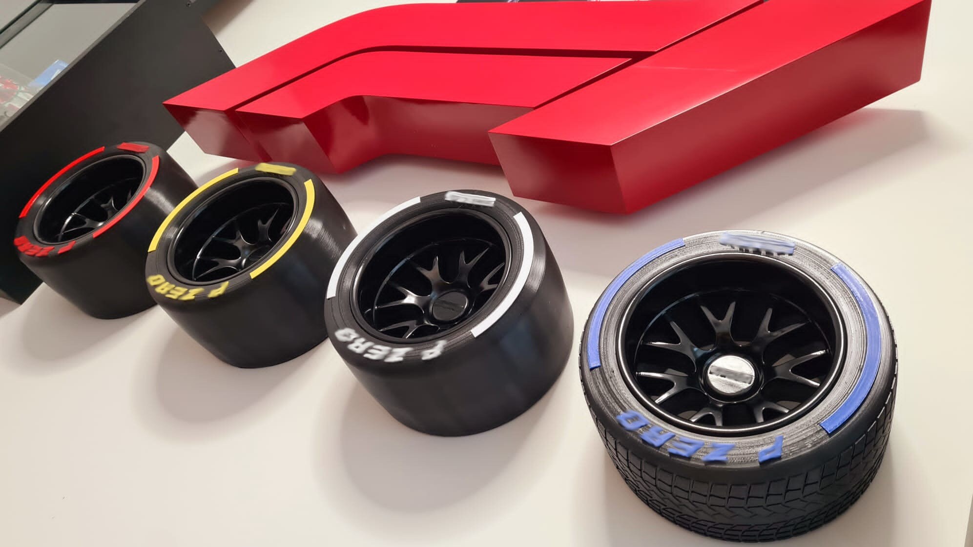 Tire Model F1 24 Cm 9.45 in Formula 1 on the Wall Decoration Gadget - Etsy