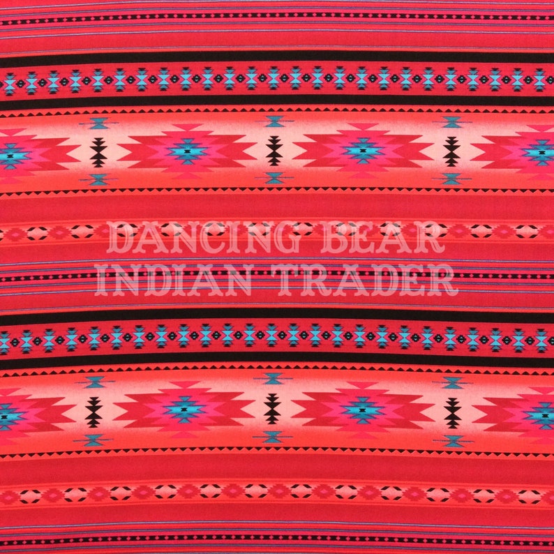 Elizabeth Studios Native Pattern Stripe Pink 1 Yard and 3 - Etsy