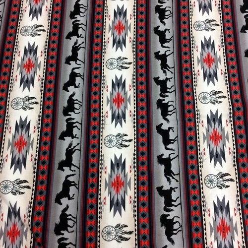 Elizabeth Studios Native Pattern Buffalo Stripe Grey 1 Yard - Etsy