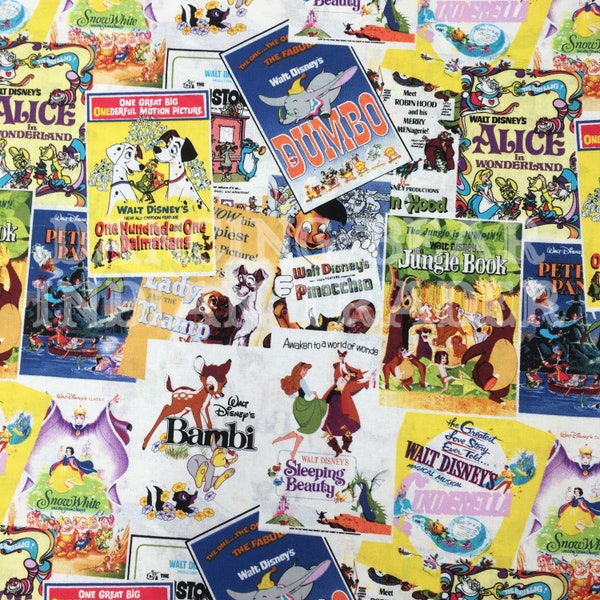 Movie Poster Fabric - Etsy