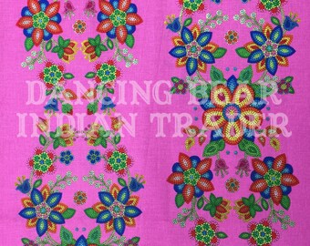 Elizabeth Studios Native Pattern Beaded Strawberry Flowers, Purple 1 ...