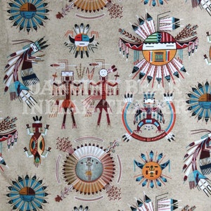 Elizabeth Studios Native Pattern Sand Painting, 1 Yard - Etsy