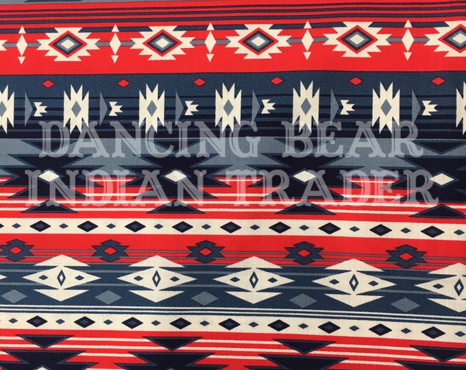 Spirit Trail Red Diamond Stripe, 1 Yard 100% Cotton Quilter's Quality ...