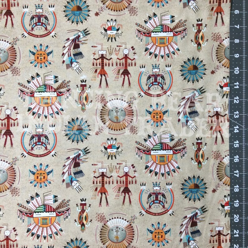 Elizabeth Studios Native Pattern Sand Painting 1 Yard - Etsy