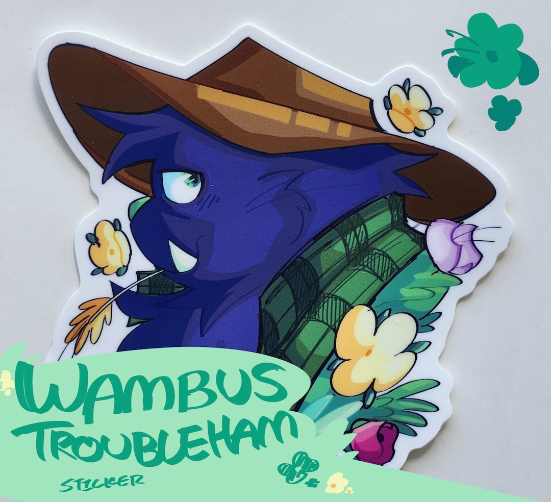 4” X 4” Wambus Troubleham Bugsnax Sticker - Etsy