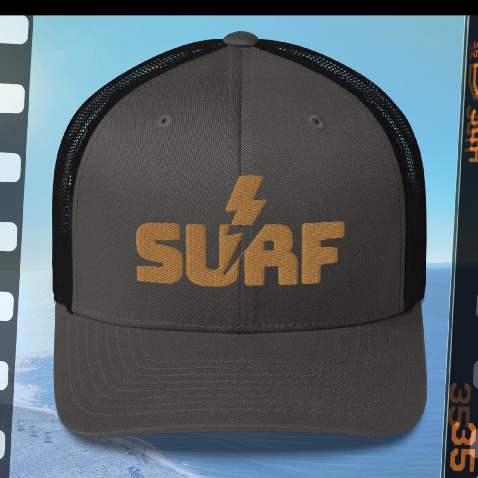 Embroidered Surf Trucker Hat, Surfs up Hat, Surfer Hat, Beach Surf Hat ...