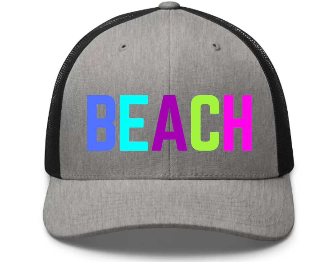 So Beachy Retro Trucker Hat Retro Beach Hat Beachy Cap Gulf Coast Cap ...