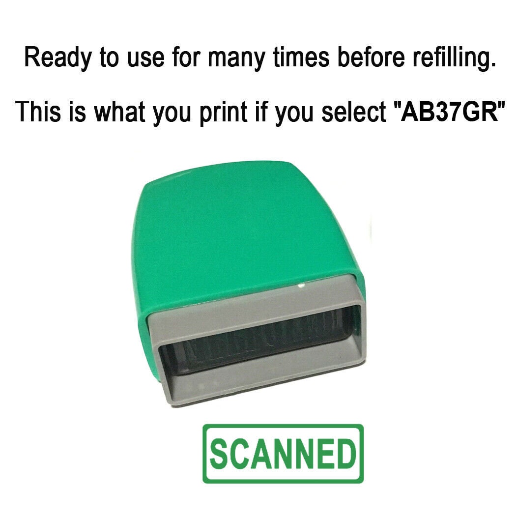Personalise Business Accounting Stamp Custom Self Inking Custom Stamps ...