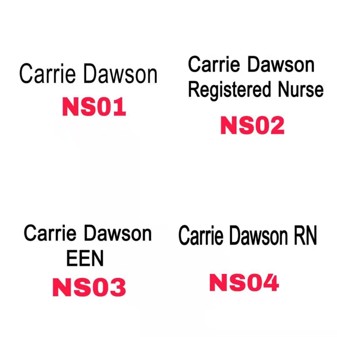 Custom Name Signature Flash Stamp Self Inking Registered Nurse RN EEN ...