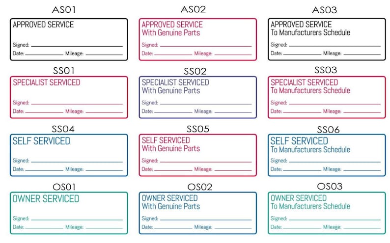 Self Inking Garage Mechanic Home Service Stamp -60x33mm AU Stock Large ...