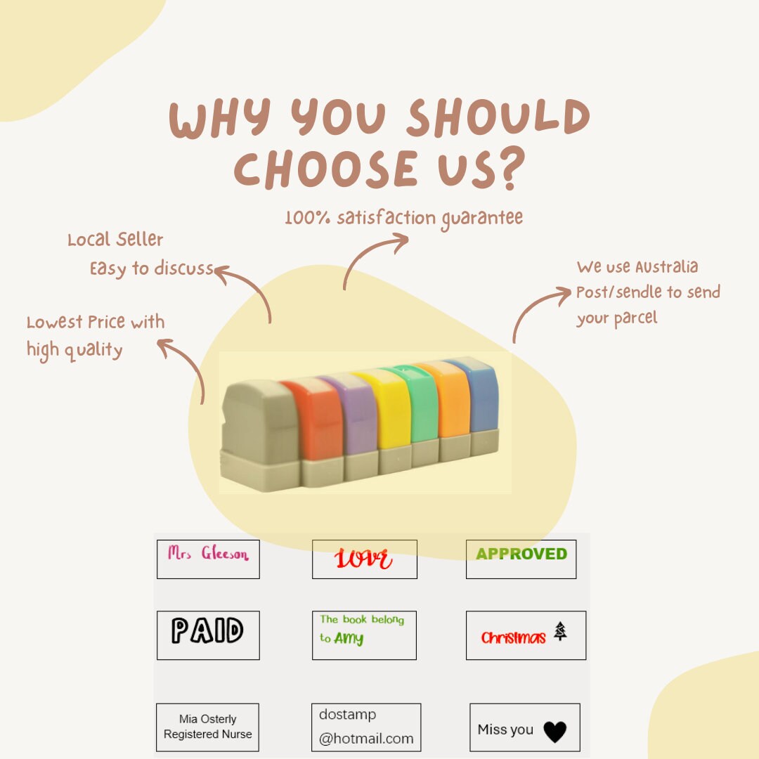 Custom Name Signature Flash Stamp Self Inking Registered Nurse RN EEN ...