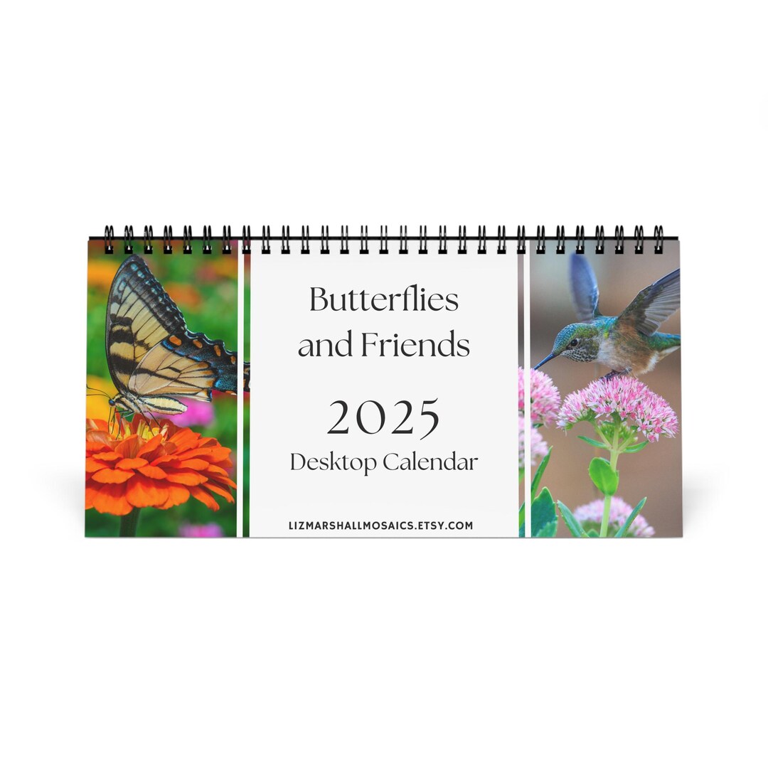 Butterflies, Bees and Birds, 2025 Desk Calendar, Art Photography - Etsy