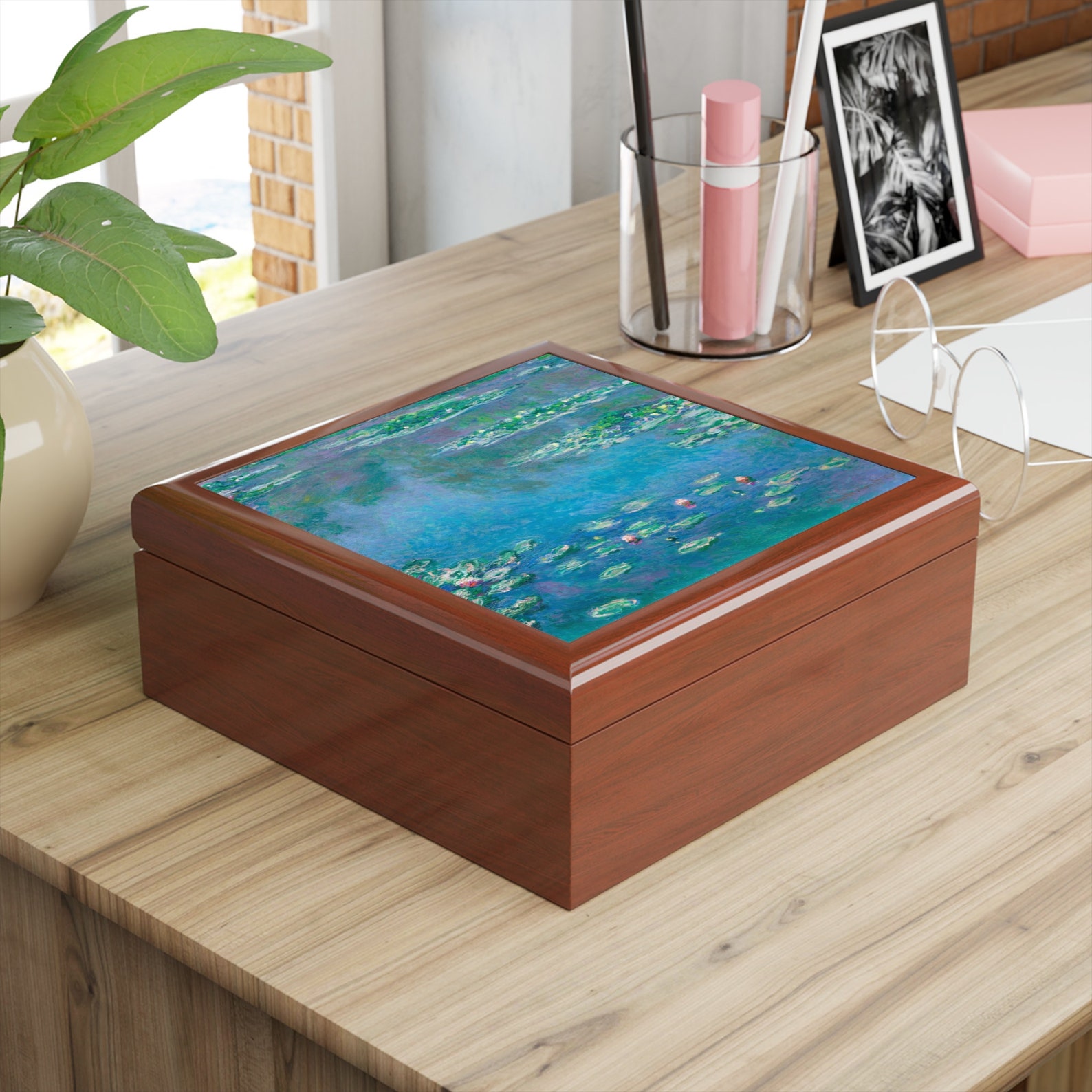Monet Trinket Box, Jewelry Holder, Ring Holder, Useful Present for ...