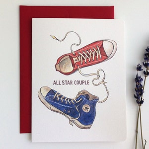 All Star Couple Card - Etsy