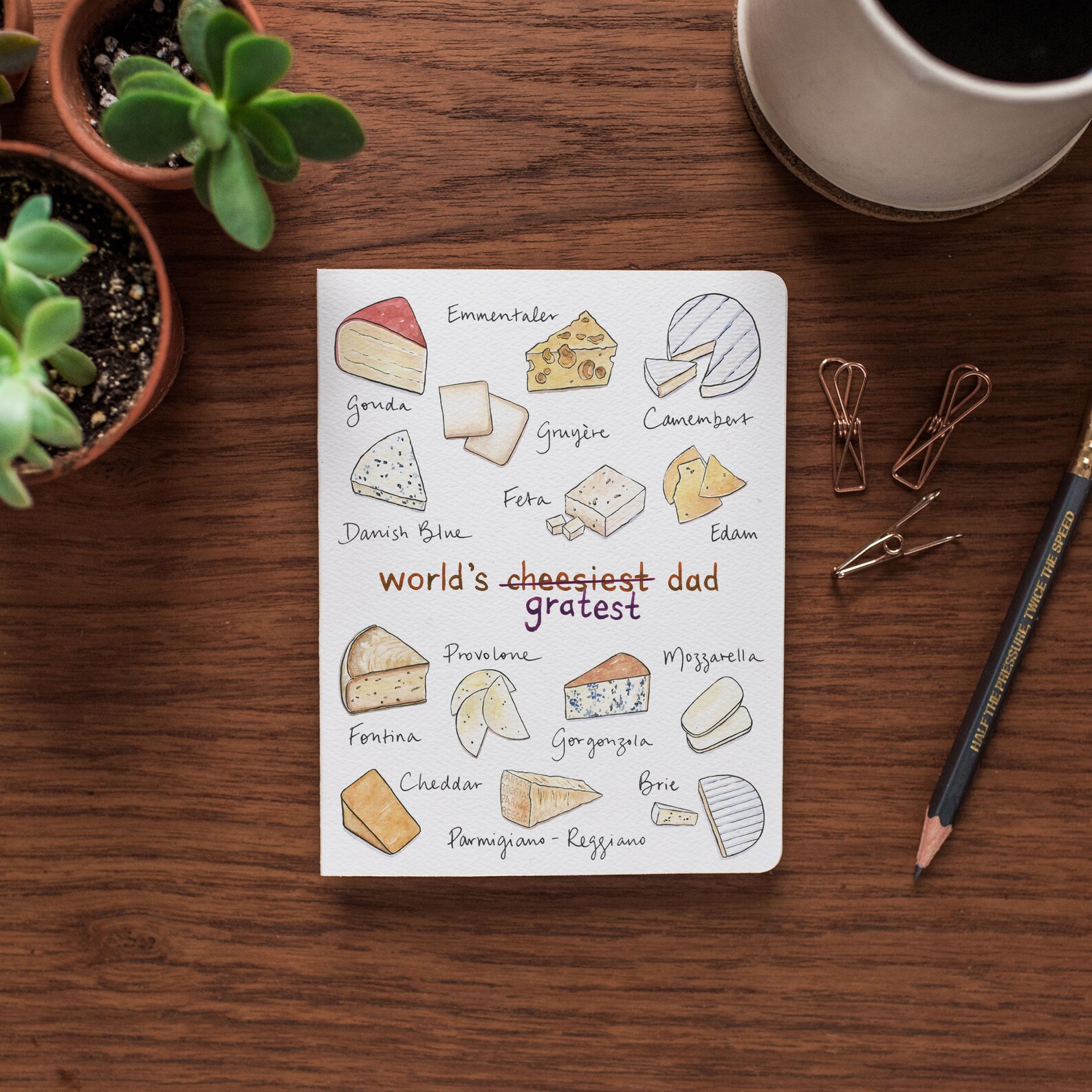 Cheesy Dad Card - Etsy