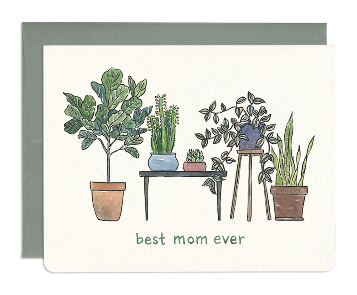 Plant Mom Card | Etsy
