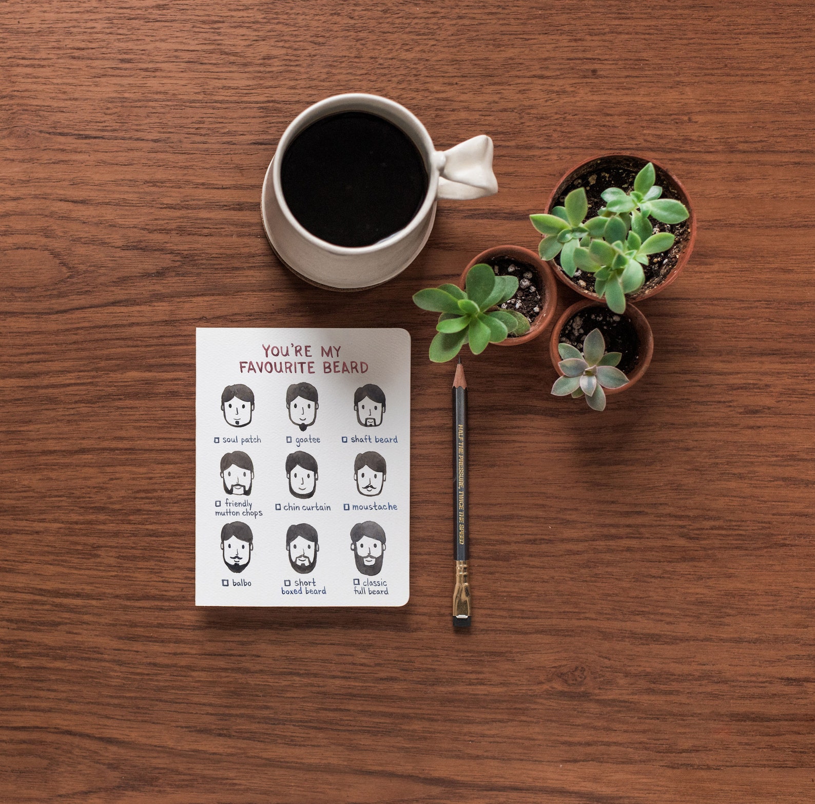 Favourite Beard Card - Etsy