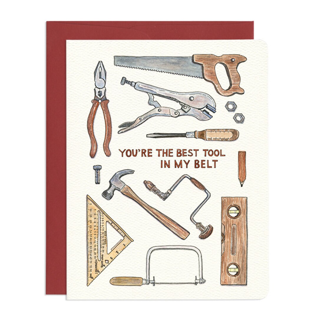 Best Tool Father's Day Card - Etsy