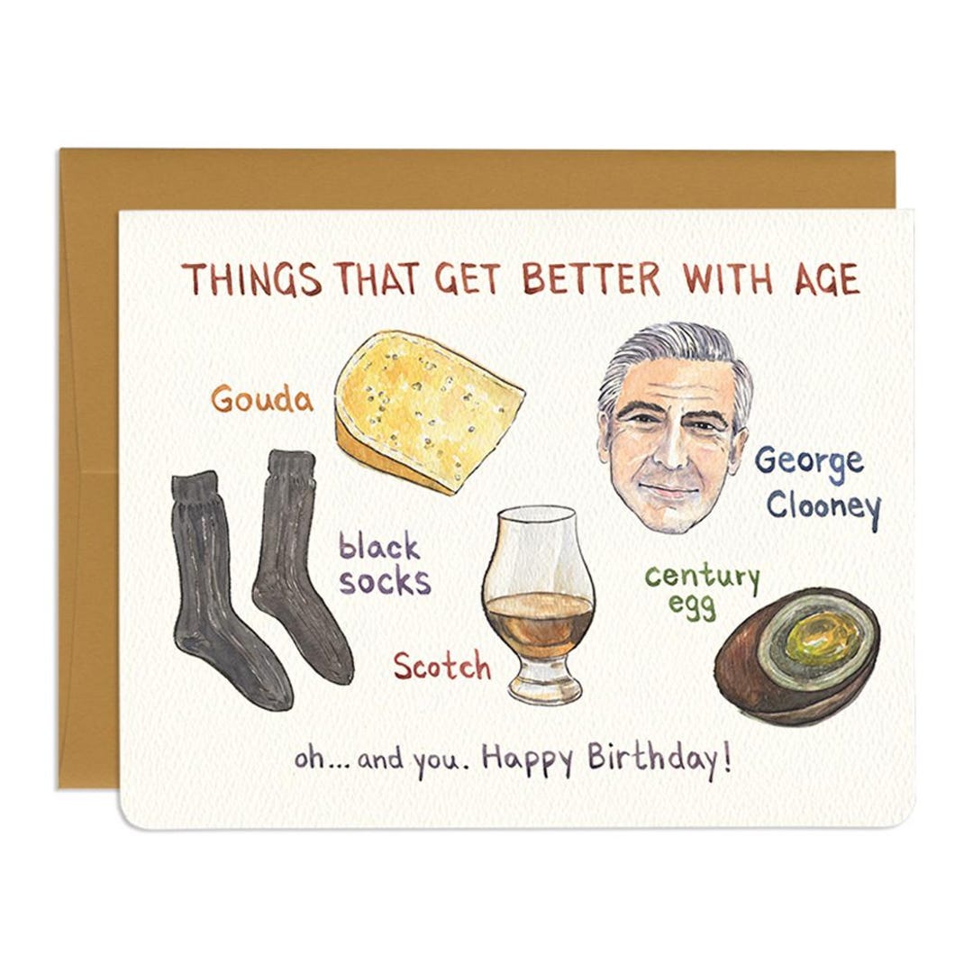 Better With Age Birthday Card - Etsy