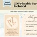 Self Love Affirmation Cards, Set of 20 Skill Cards, Encouragement Cards ...