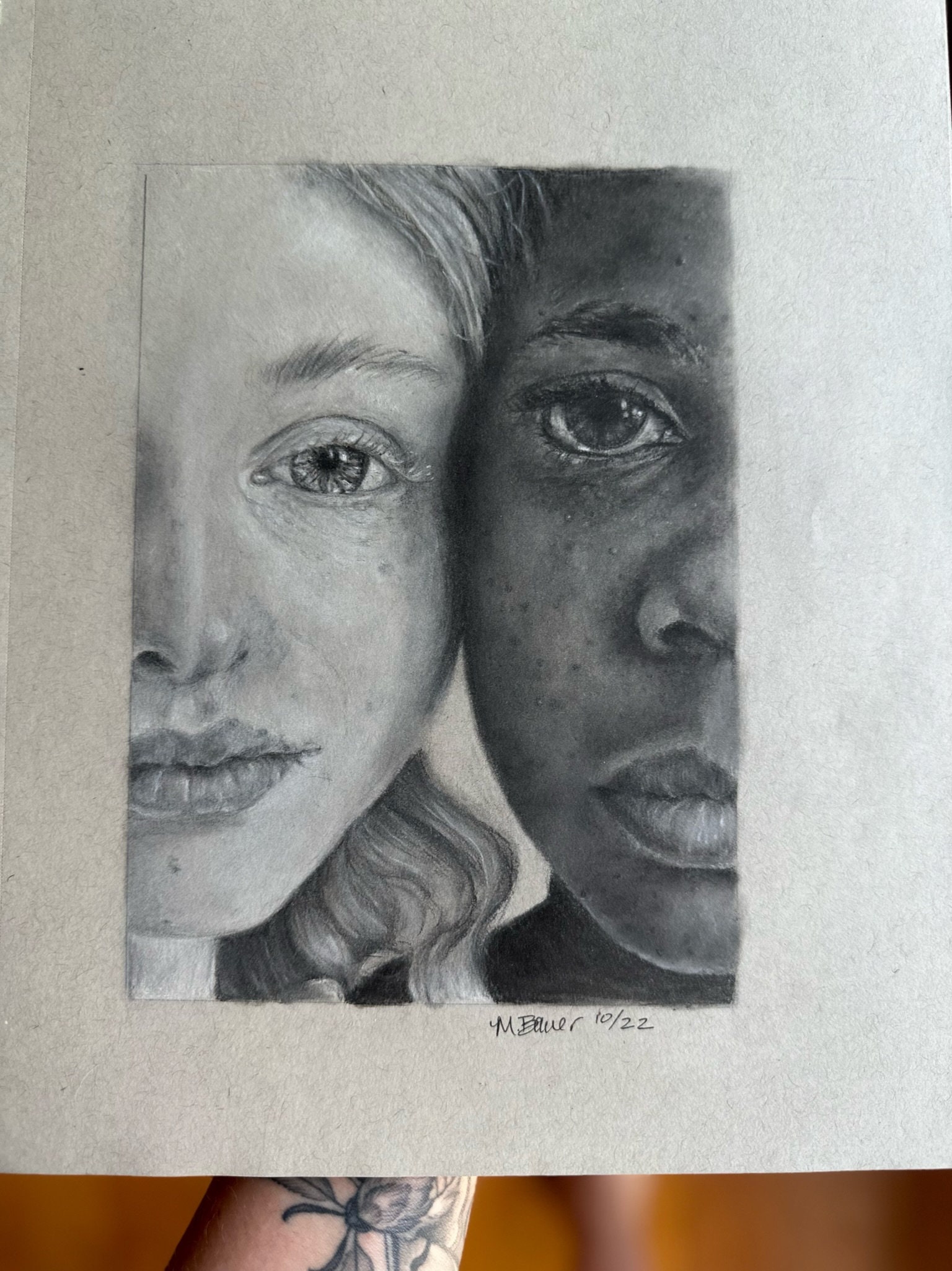 Friendship Original Portrait - Etsy